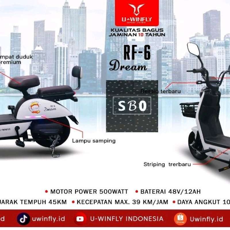 Uwinfly RF6 2024 - Harga OTR, Promo Juli, Spesifikasi & Review | Blibli