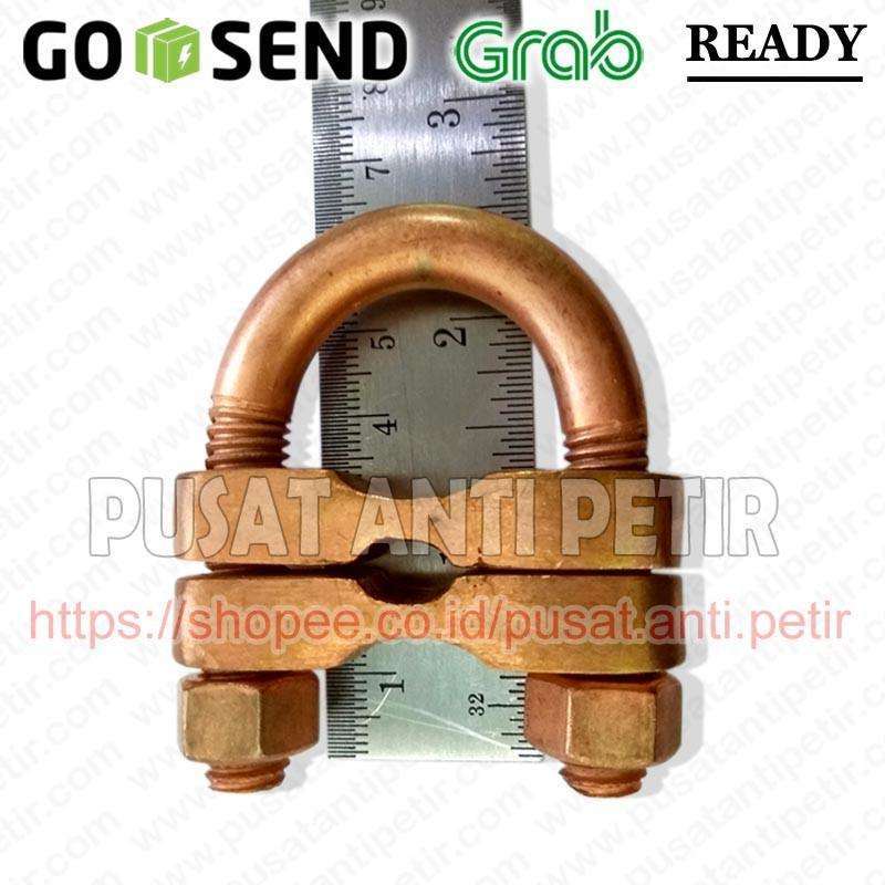 Jual Klem U Bolt 1 Hole Grounding Clamp Rod Way Di Seller Eleven Jaya ...