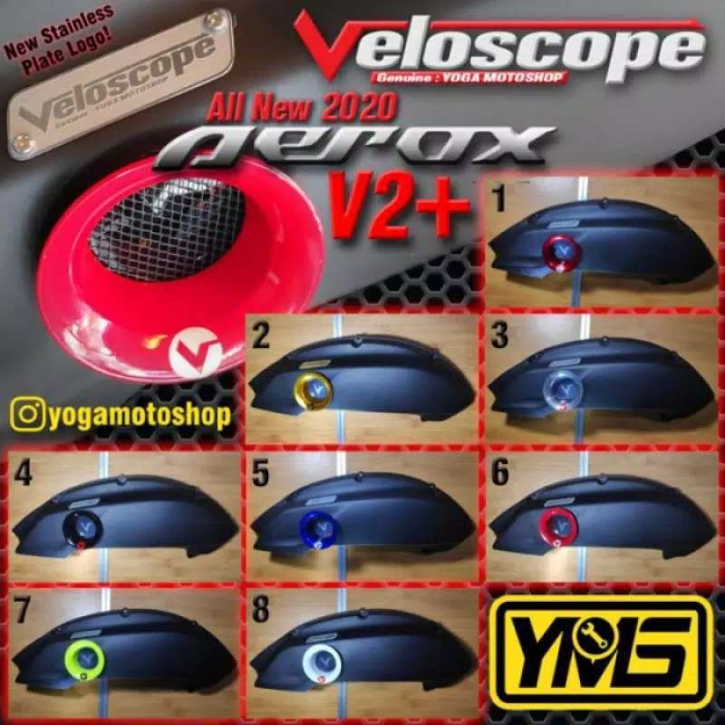 Jual RECOMMENDED Veloscope v2+ for All New Aerox 2020 - Original by YMS ...