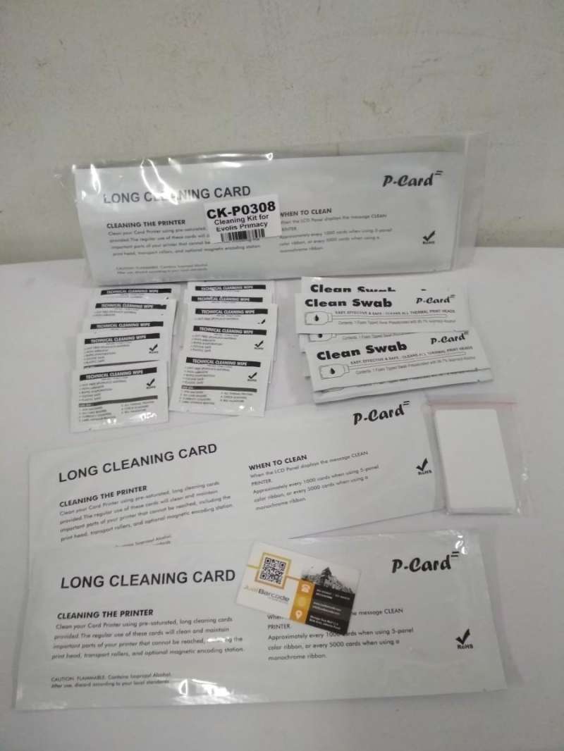Jual Cleaning Kit Id Card Printer Evolis Primacy Pn. Ck-p0308 Di Seller ...