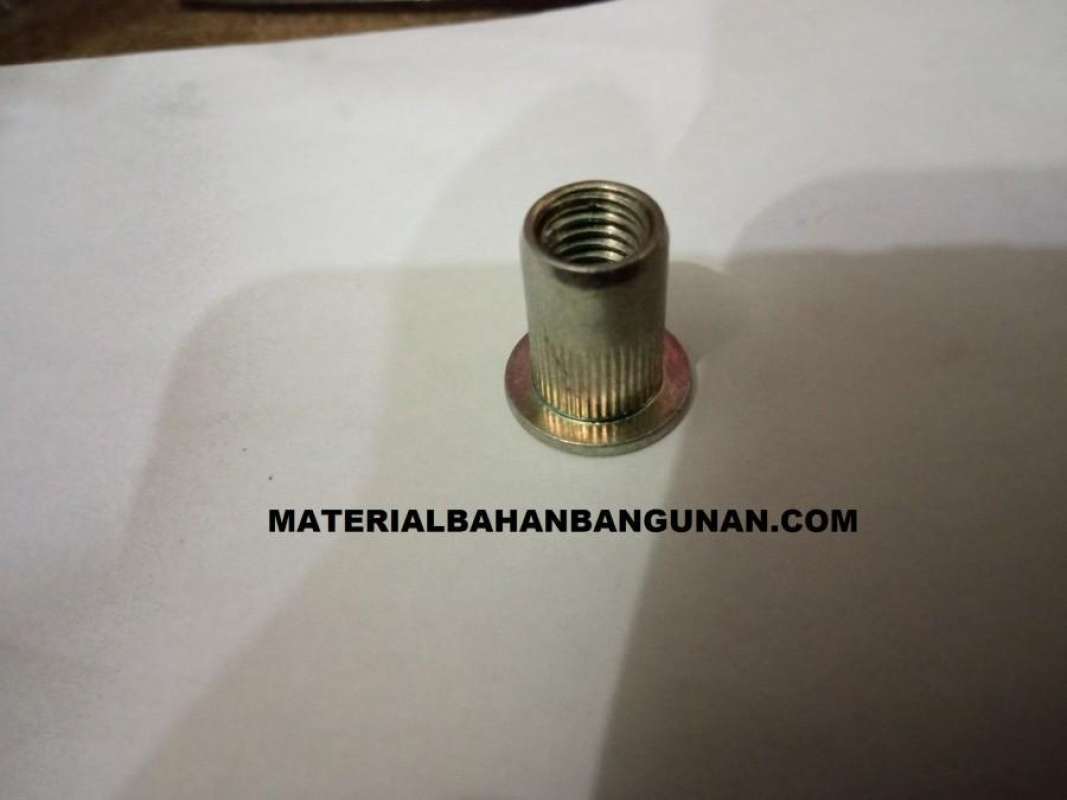 Jual Mur Paku Keling M 6 X 25 Mm Rivet Nut Flat Head Mur Ripet Rifet ...