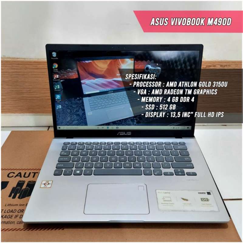 Jual Laptop Asus VivoBook M490D Amd Athlon Gold 3150U Ram DDR4 4Gb ...