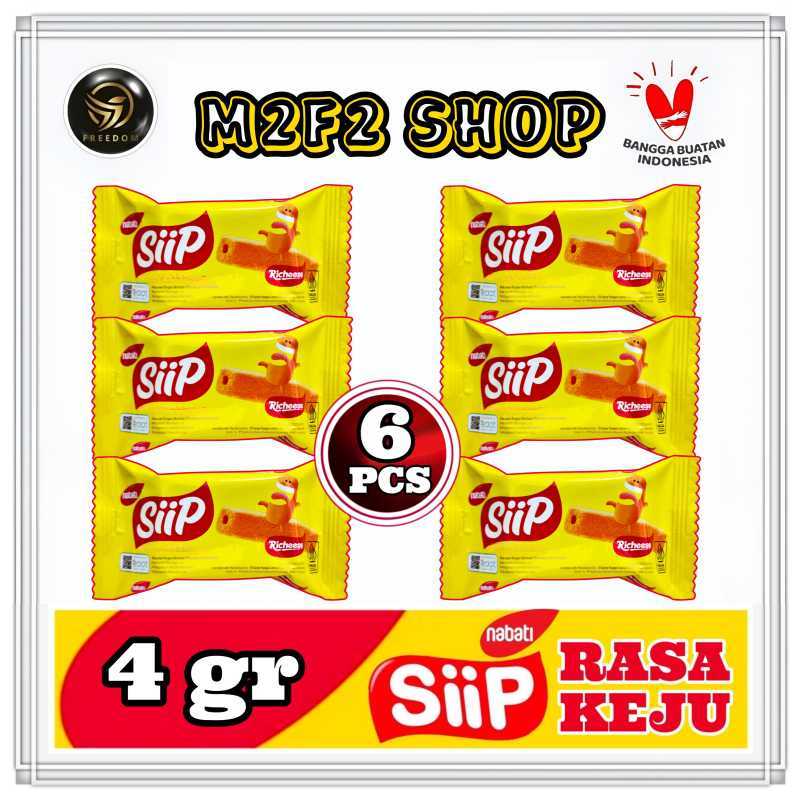 Promo Snack Nabati Siip Cheese | Camilan Rasa Keju - 4 gr (kemasan 6 ...