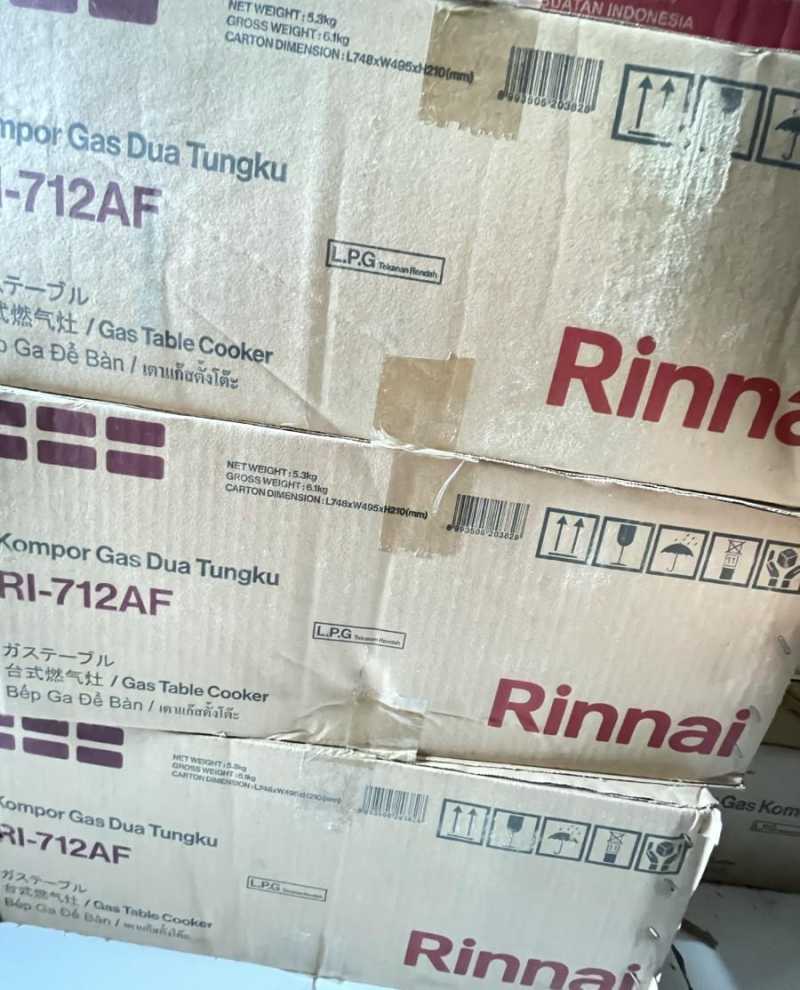 Jual Kompor Rinnai Jumbo 2 tungku 712AF di Seller LengkapBos - Alang ...