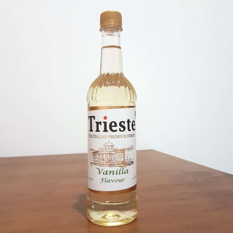 Jual Trieste Syrup/ Sirup buah Rasa Vanilla untuk campuran minuman di ...