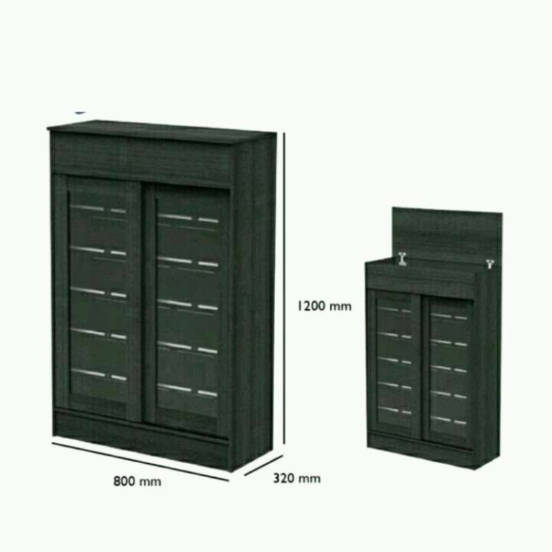 Jual RAK SEPATU 2 PINTU SLIDING BROWN di Seller F4P STORE - Paninggilan ...