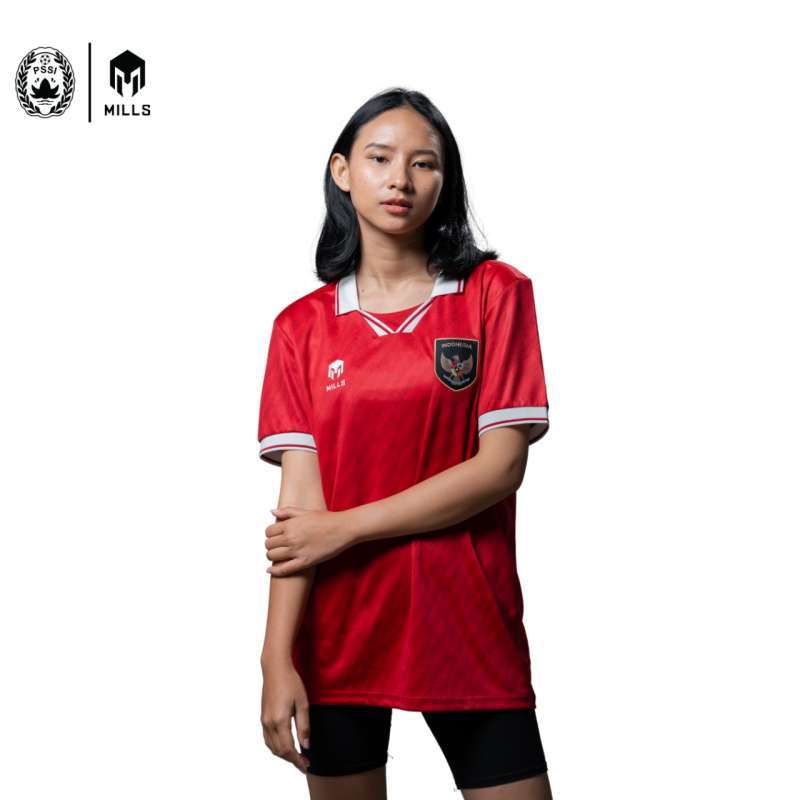 Jual Mills Timnas Indonesia Jersey Home Replica Version 1157ina Red Di ...