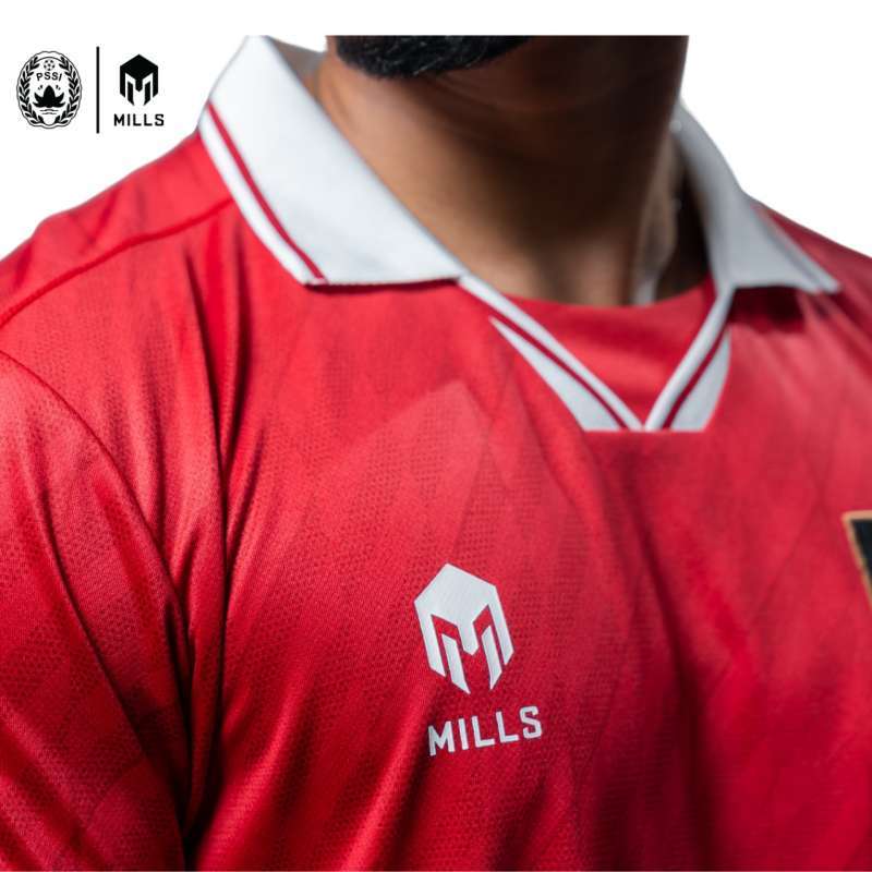 Jual Mills Timnas Indonesia Jersey Home Replica Version 1157ina Red Di ...