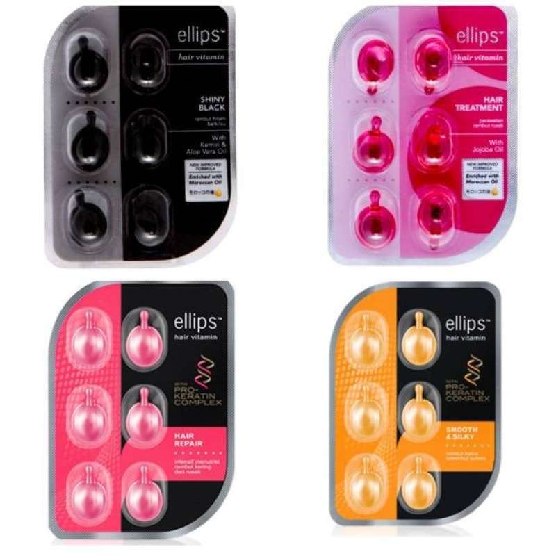 Jual Ellips Vitamin Rambut All Variant /pcs - Black Di Seller Assalaam ...