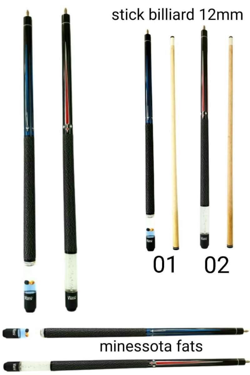 Jual stick biliard stik biliar patah dua minessota fats maple 12mm di ...