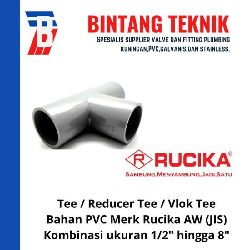 Jual Tee 5 X 3 Inch Pvc Rucika Aw Di Seller Toko Bintang-teknik ...