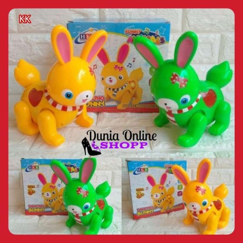 Jual Dancing Bunny / Mainan Kelinci Bisa Jalan / Ekor dan Kepala Bisa ...