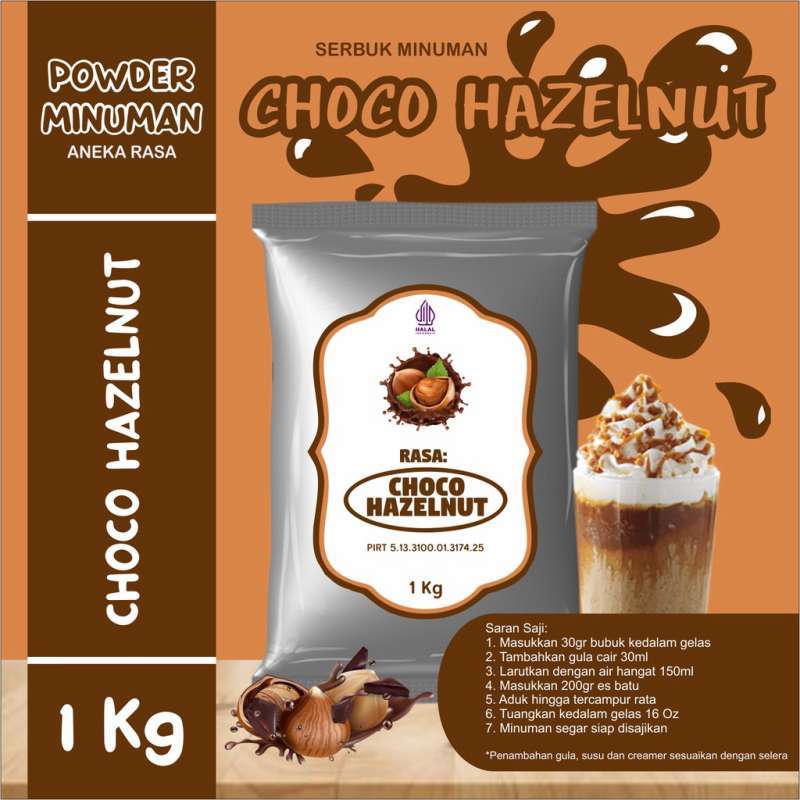 Promo Bubuk Serbuk Minuman Rasa Coklat Hazelnut Bubuk Minuman Kekinian ...