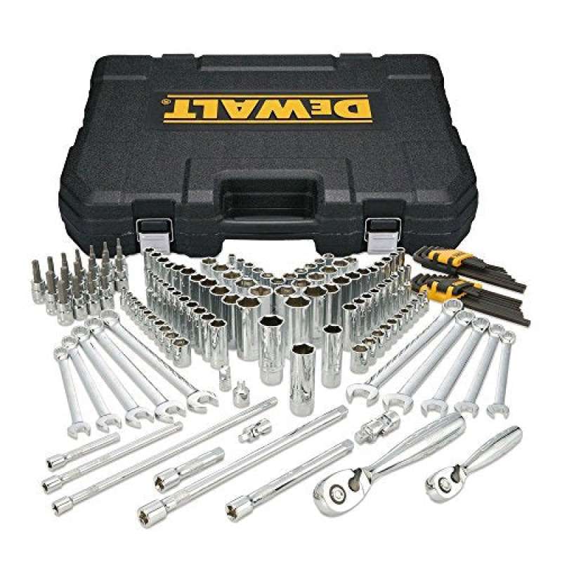 Promo DEWALT Socket Set, 1/4-inch & 3/8-inch Drive, Standard and Metric ...