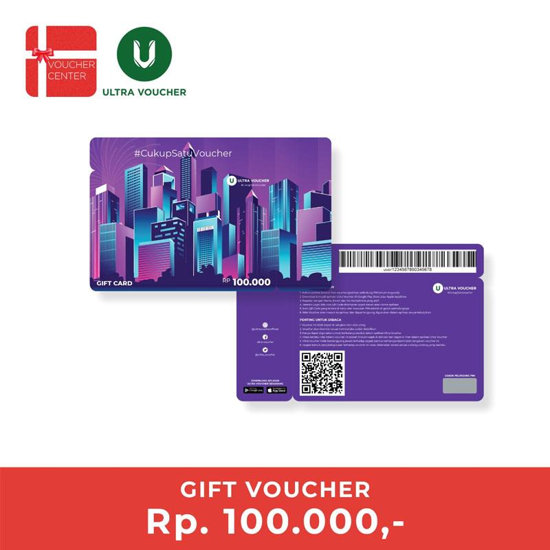 Promo Ultra Voucher Gift Card Fisik Special Value Rp. 100.000 Diskon 12 ...