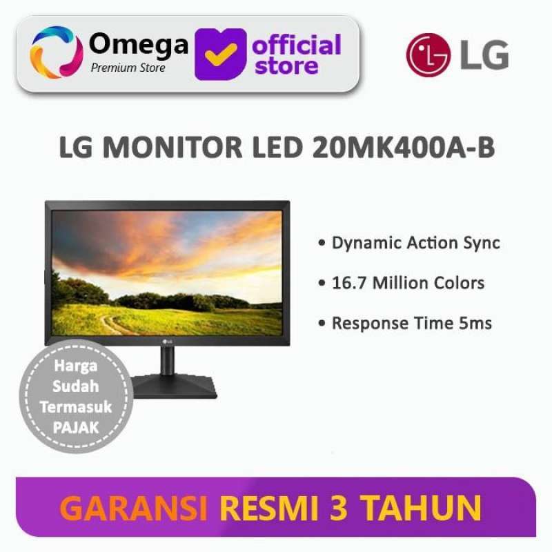 Jual Monitor LG 20MK400A-B di Seller Omega Premium Store - Jl. Sutomo ...