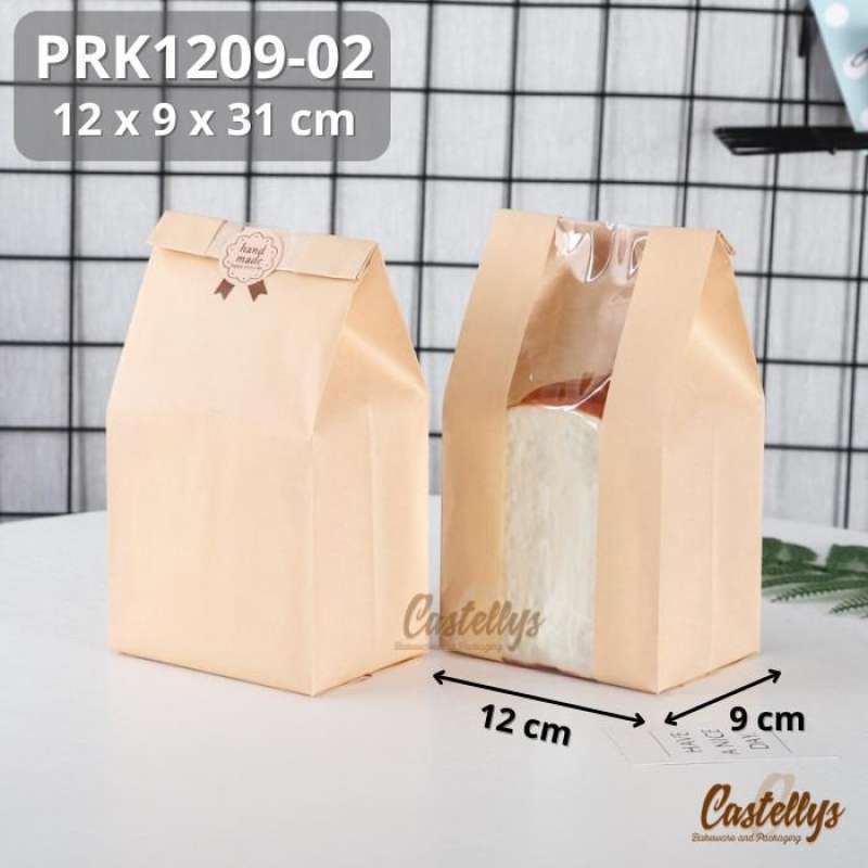 Jual Plastik Kantong Roti PRK1209-02 Toast Bag Roti Tawar Kasur Sisir ...
