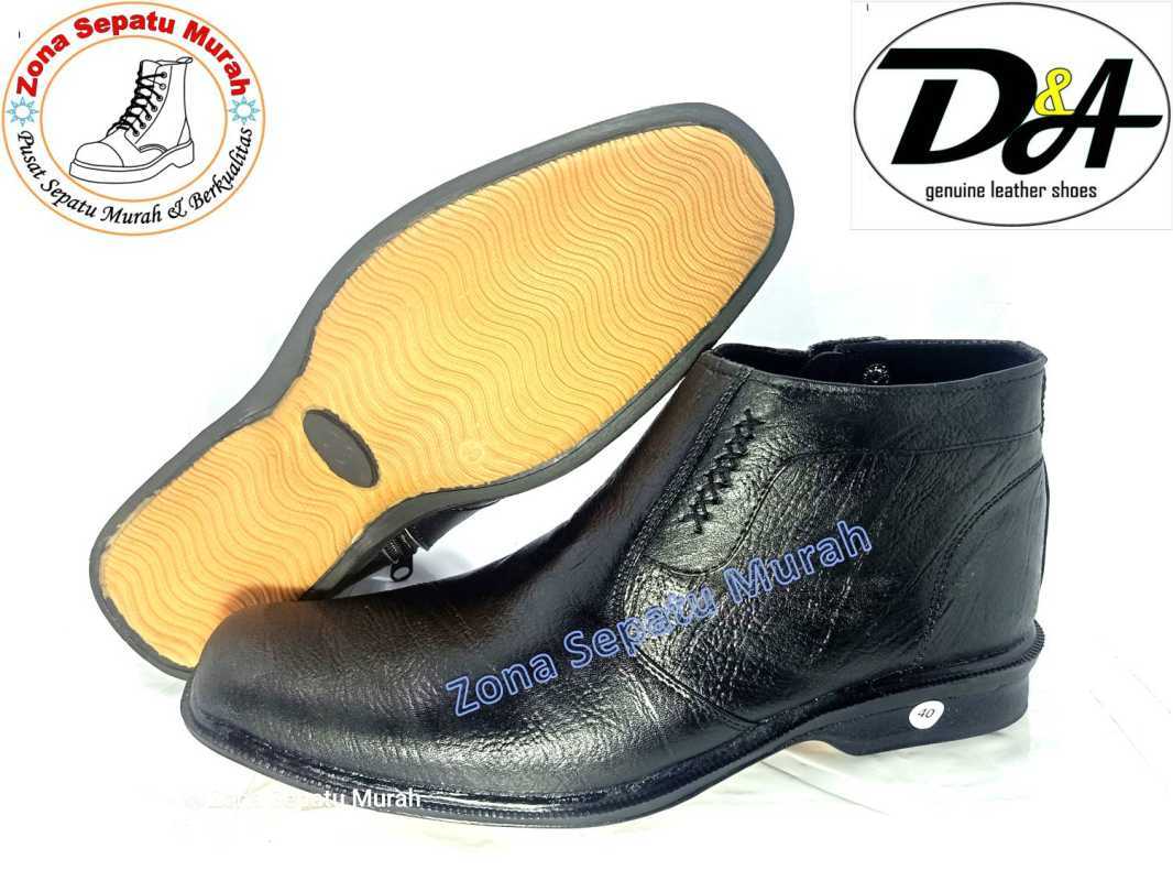 Jual sepatu D&A Original kulit asli tipe E04 sepatu pantofel kantor ...