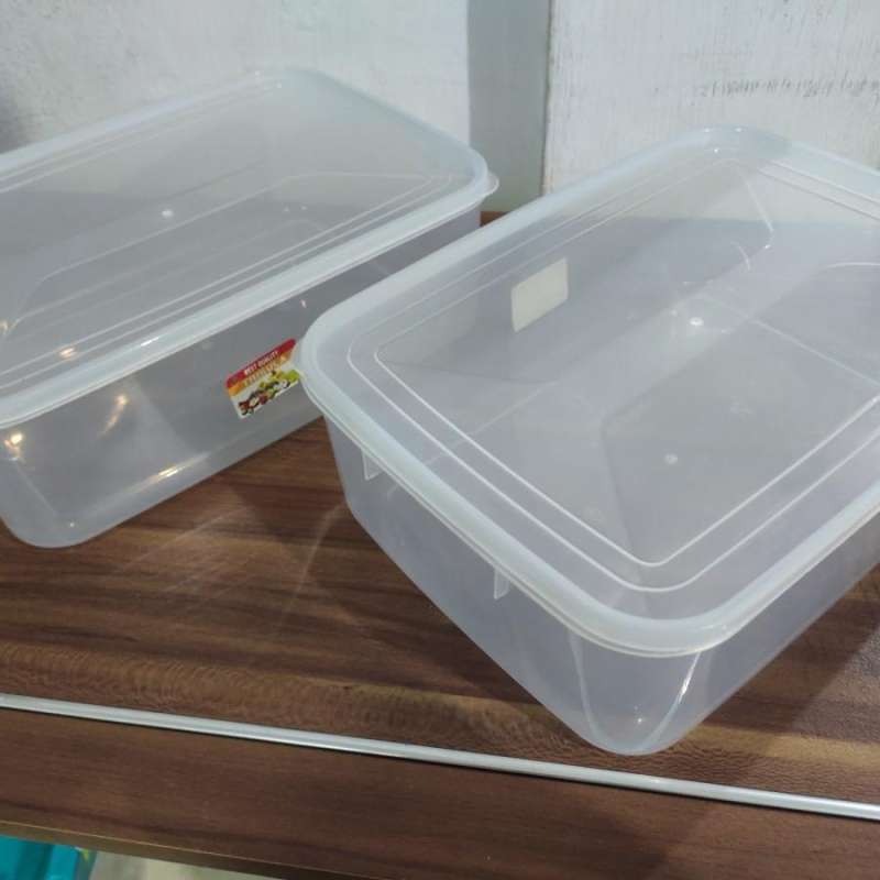 Jual Foodbox 3500ML Plastik / Kotak Makan 3,5L / Tempat Donat / Container / di Seller Toserba ...