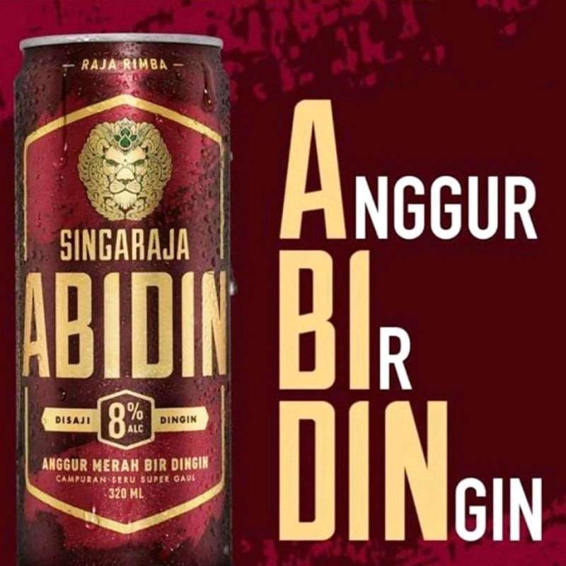 Jual Abidin Beer Singaraja Abidin Bir Abidin 320 Ml Can Abidin Kaleng ...