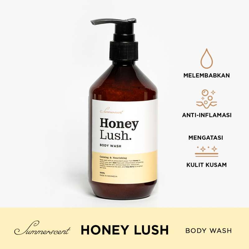 Jual Summerscent Honey Lush Body Wash Sabun Mandi Cair 300ml Bpom Di ...