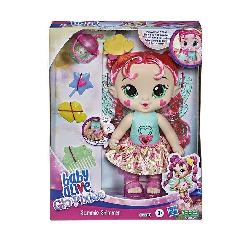Promo Baby Alive Glo Pixies Doll Sammie Shimmer - BYAF2595 Mainan Anak ...