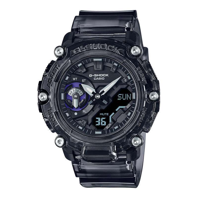 Promo Casio G-Shock GA-2200SKL-8ADR Sound Wave Series Digital Analog ...