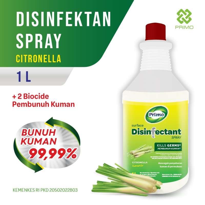 Promo Primo Disinfectant Spray Surface Disinfektan Antiseptik 1 L ...