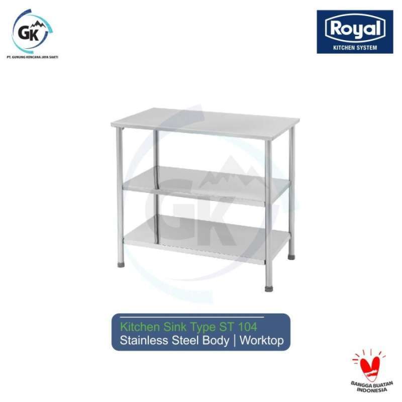 Jual Kitchen Sink Royal St 200 Meja Kompor Dapur Stainless Di Seller ...