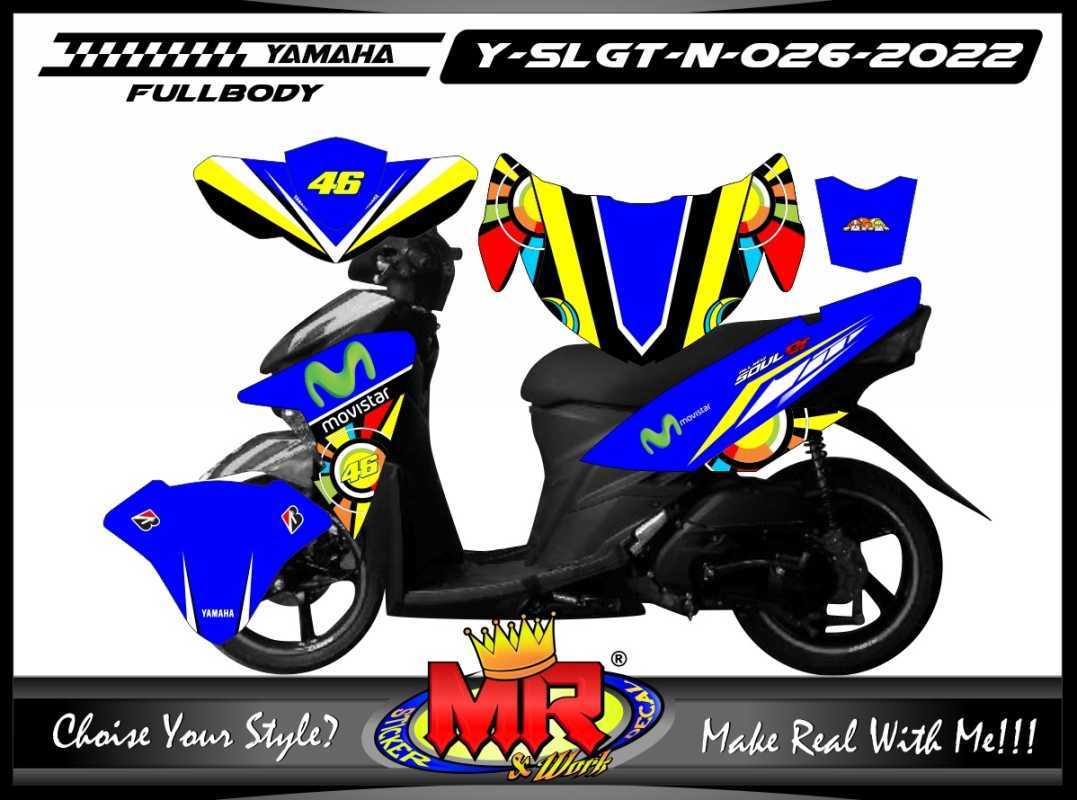 Promo Stiker Motor Yamaha Soul GT New FullBody Racing Decal Body Motor ...