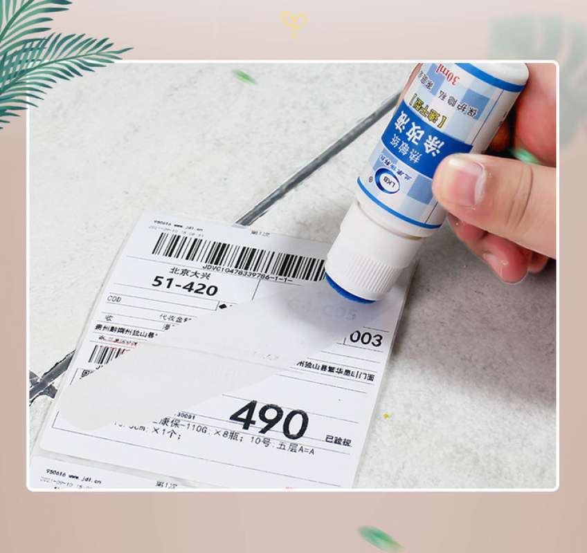 Promo Stamp Roller Stempel Resi Penghapus Data Label Alamat Printer ...