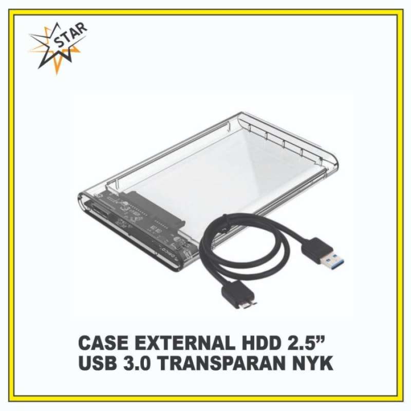 Promo Casing External Hardisk Hdd 2.5 Usb 3.0 Transparan Nyk Diskon 11% ...