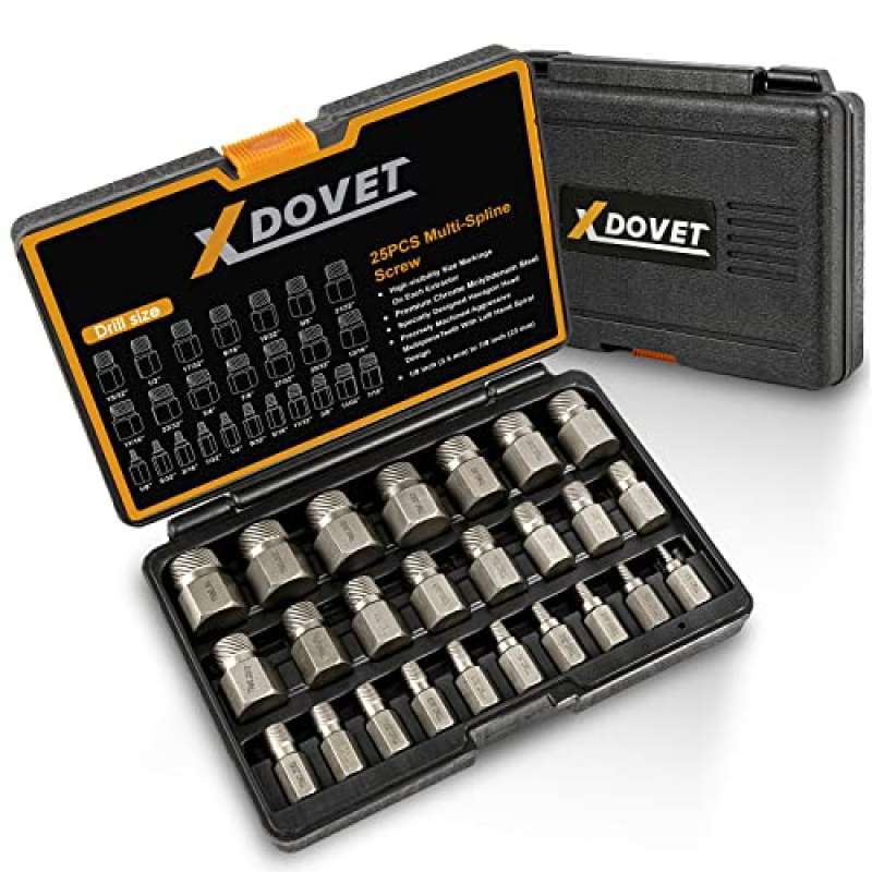 Promo XDOVET Screw Extractor Set, Screw and Bolt Extractor Set, Easy ...