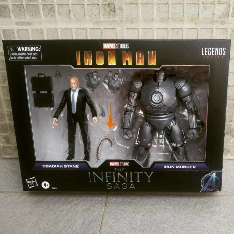 Jual Marvel Legends Infinity Saga 2-pack Obadiah Stane Iron Monger ...