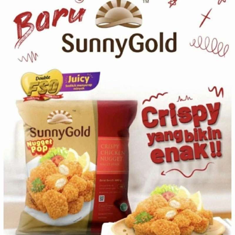 Jual Sunny Gold Crispy Chicken Nugget 440gr di Seller Gozzen Frozen Food - Tajur Halang, Kab ...