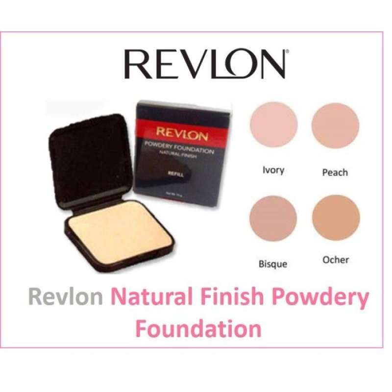 Jual Revlon Natural Finish Powdery Foundation Refill di Seller M-Stores ...