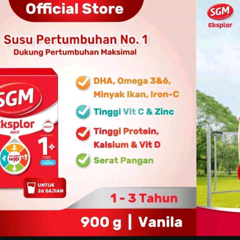 Promo SGM 1-3 TAHUN RASA VANILLA 900gram Diskon 4% di Seller Warung mba li - Kota Cimahi, Jawa ...
