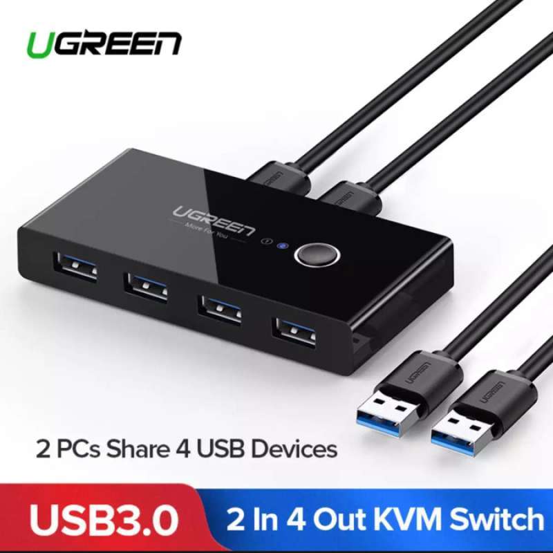 Jual Ugreen Usb Switch Selector 4 Usb Share 4 Port Hub Berbagi 2 Komputer di Seller Bombastis ...