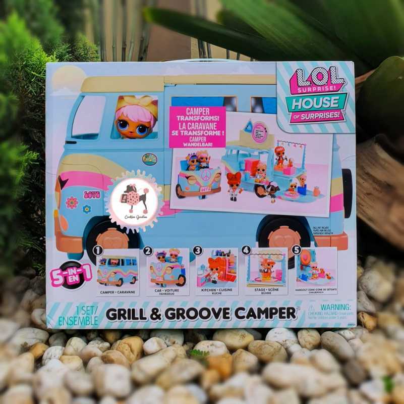 Jual LOL Surprise 5 in 1 Grill & Groove Camper Playset di Seller ...