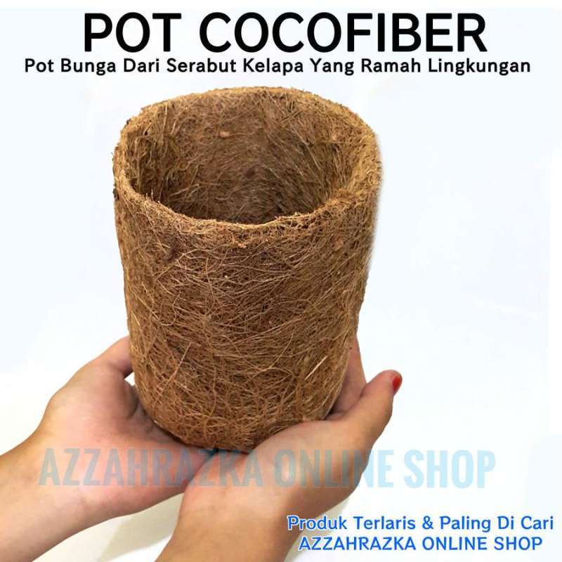 Jual Pot Tanaman Hias Serabut Serat Sabut Kelapa Cocofiber Unik Di ...