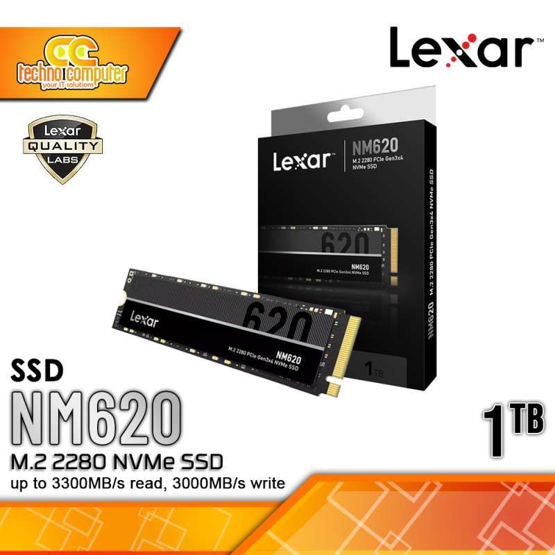 Jual Ssd M.2 Nvme Lexar Nm620 1tb Pcie Gen3x4 M.2 2280 Ssd Di Seller Techno Computer Bali ...