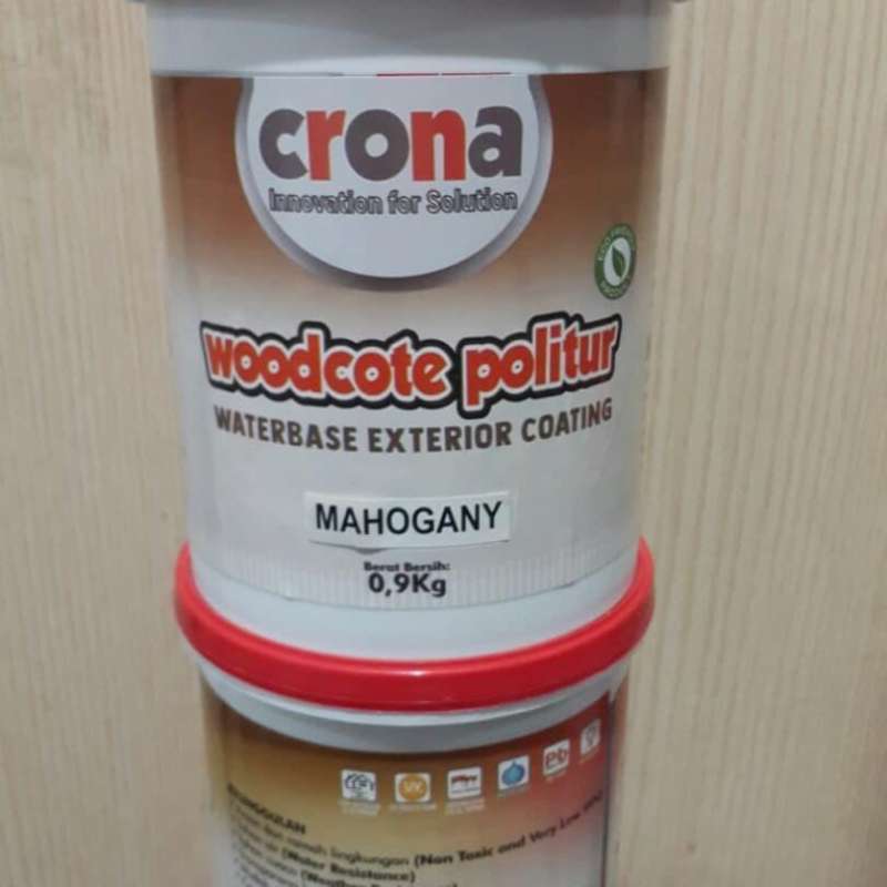 Jual Wood Stain Atau Plitur Vernis Kayu MAHOGANY Crona di Seller Hanna ...
