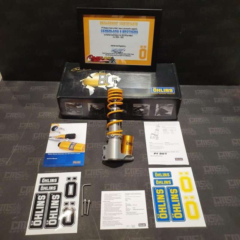 Jual Shockbreaker Shock Depan Ohlins Vespa Sprint Iget PI 801 di Seller ...