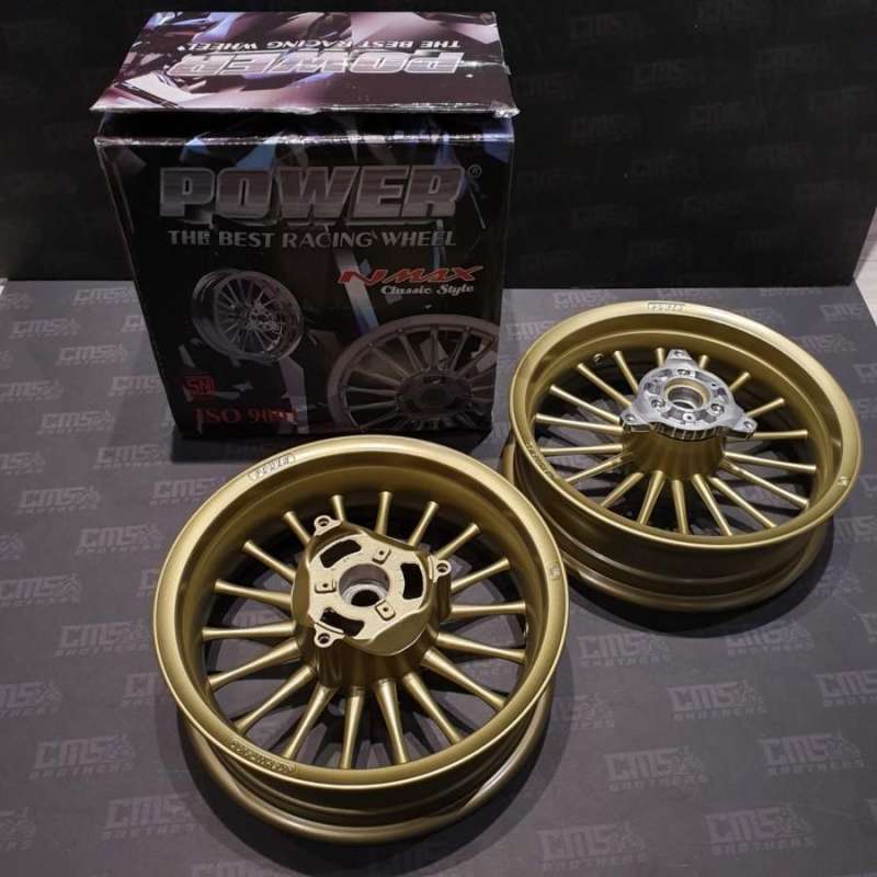 Jual Velg Power Classic Yamaha Nmax Gold di Seller Cemerlang 6 Brothers ...