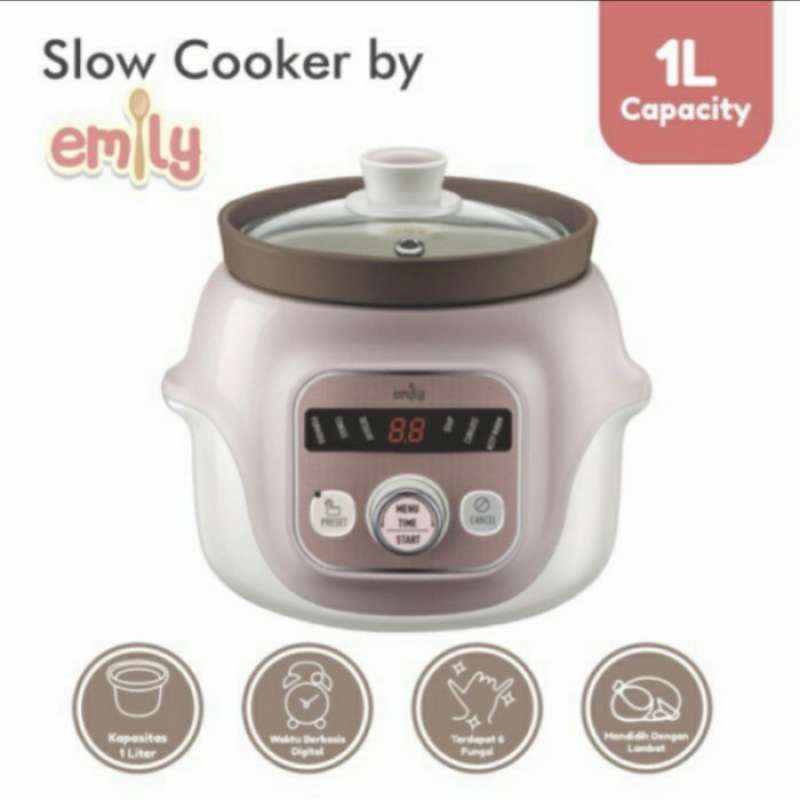 Promo Emily Slow Cooker 1L / Slow Cooker Emily 1Liter Diskon 10% di ...