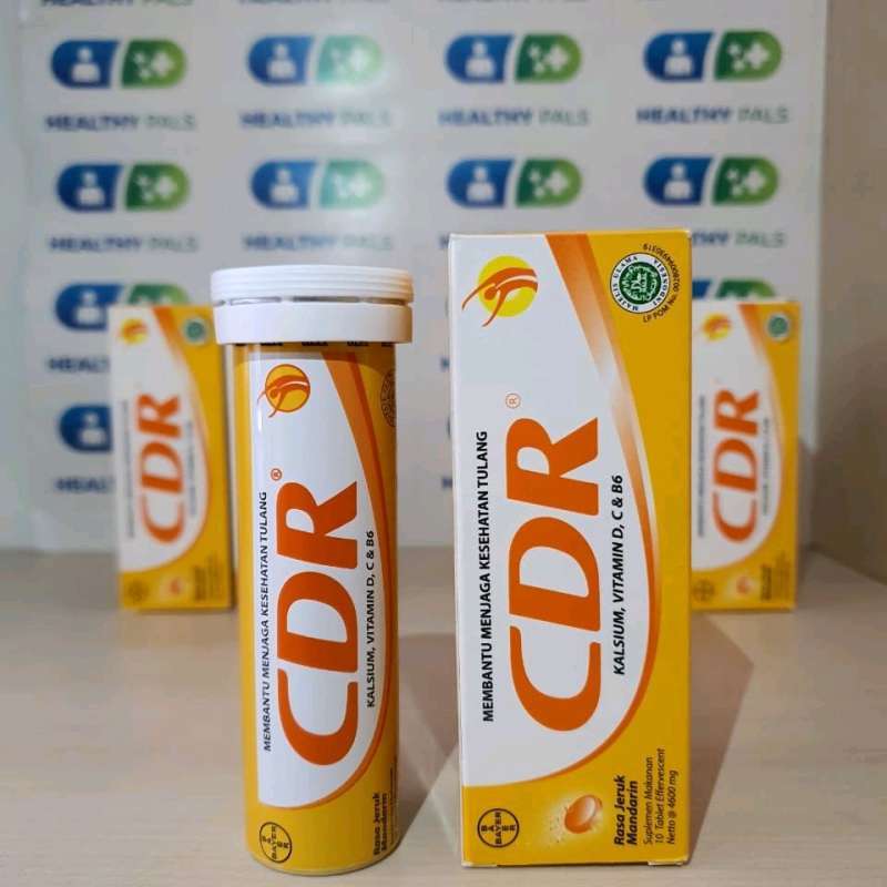 Jual CDR ISI 10 TABLET RASA JERUK BAYER SUPLEMEN VITAMIN C KALSIUM ...