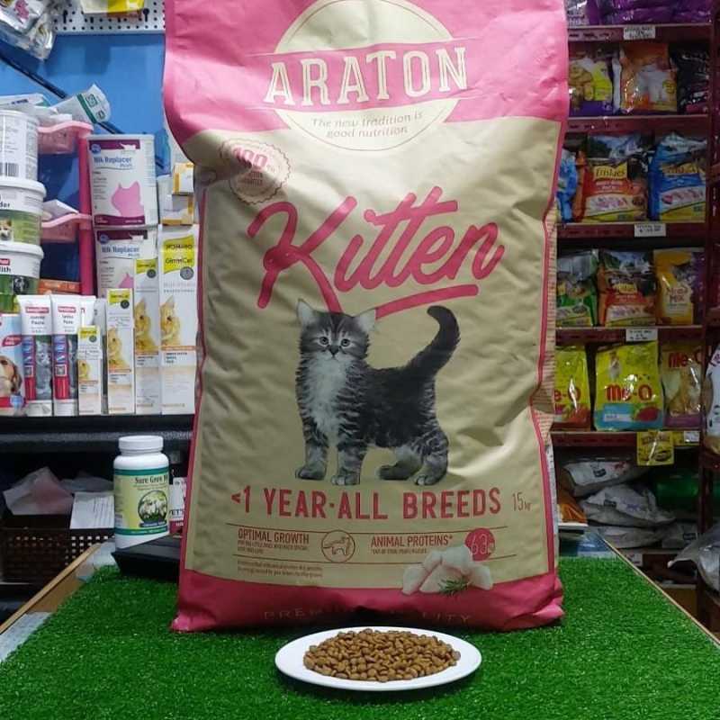 Jual Catfood Araton Kitten 15kg Premium Catfood kitten,Pregnant ...
