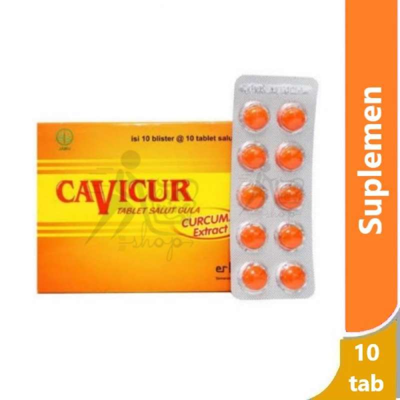 Jual Cavicur Tablet / 10 tablet - suplemen nafsu makan dan daya tahan ...