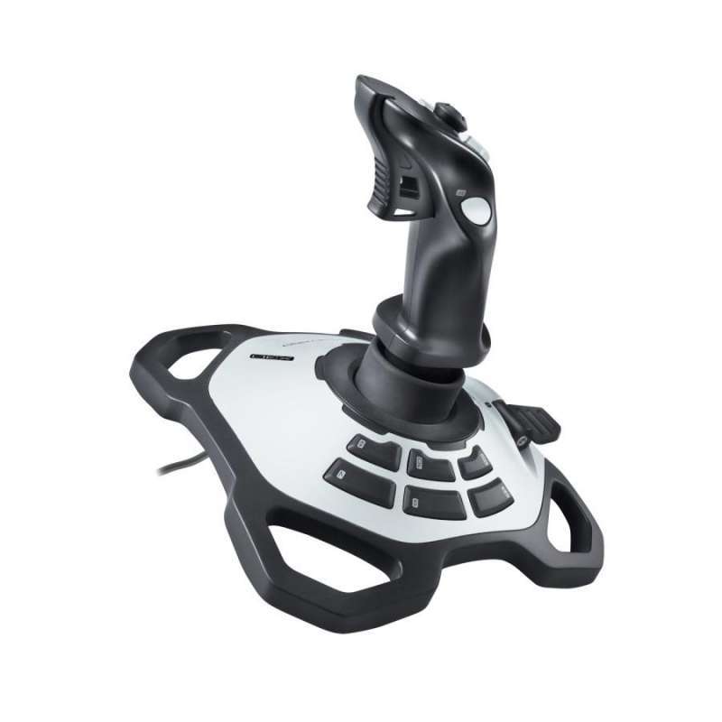 Promo Logitech Extreme 3D Pro Joystick Precision Flightstick Simulator ...