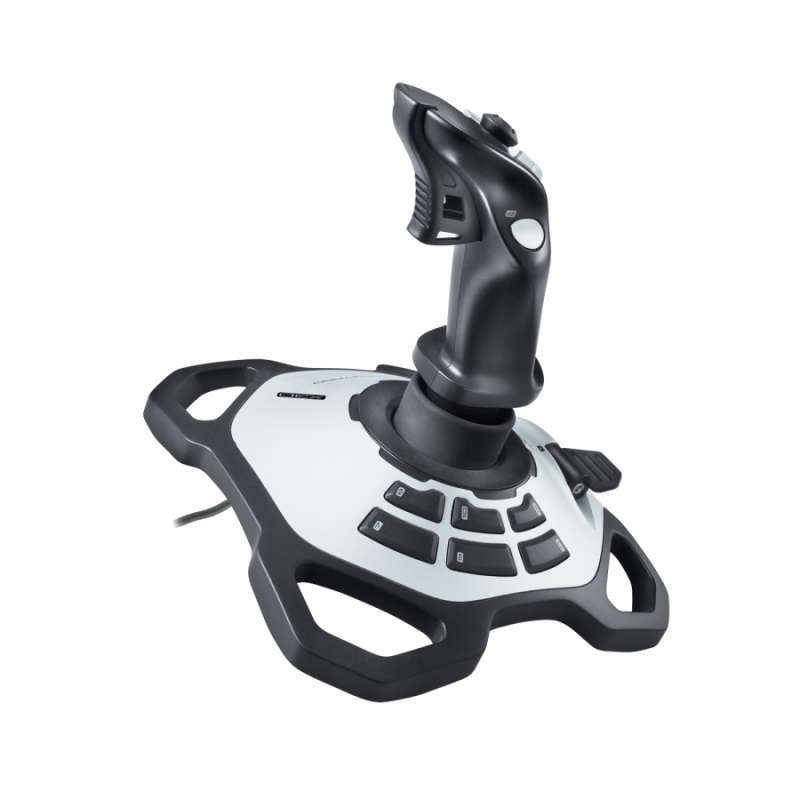 Jual Logitech Extreme 3D Pro Joystick Precision Flightstick Simulator ...